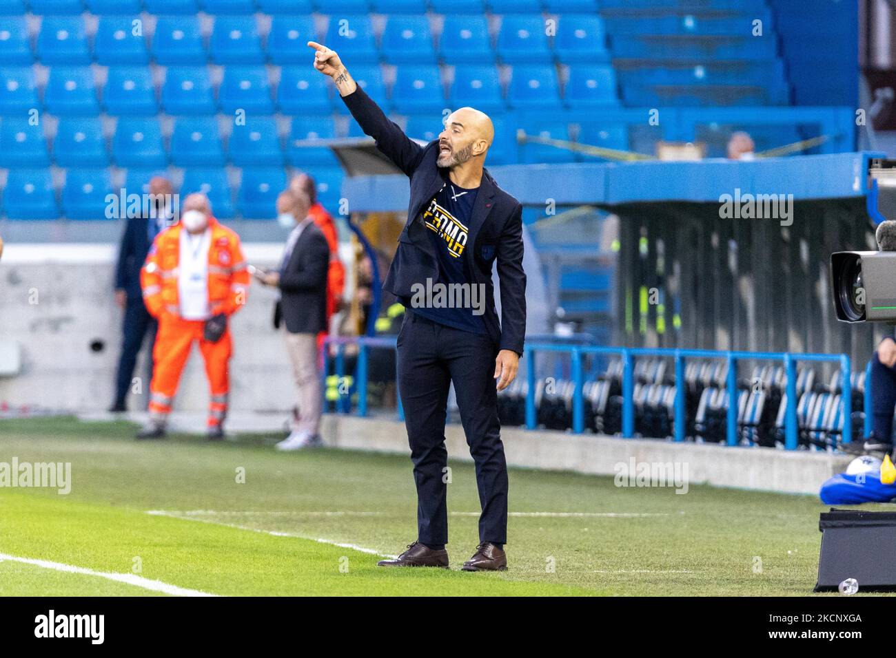 ENZO MARESCA COACH PARMA during the Italian Football Championship ...