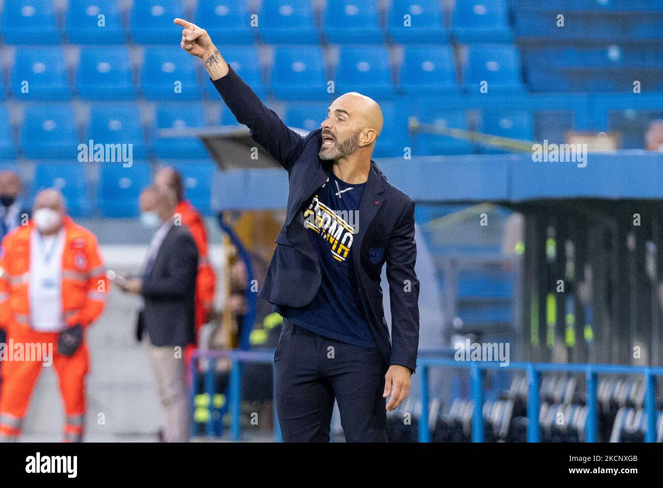 ENZO MARESCA COACH PARMA during the Italian Football Championship ...