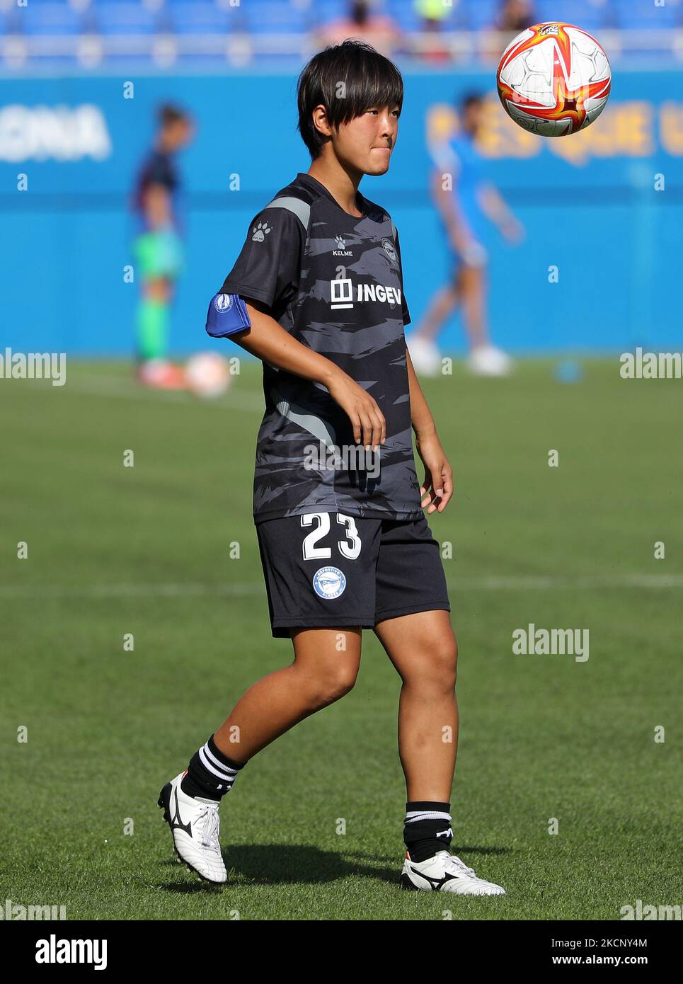 Miku Ito during the match between FC Barcelona and Deportivo Alaves ...