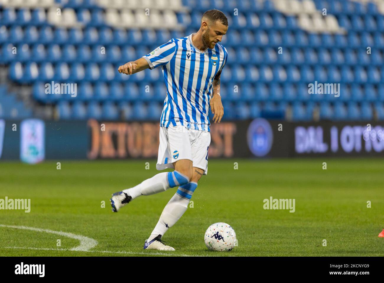 FRANCESCO VICARI (SPAL) during the Italian Football Championship League ...