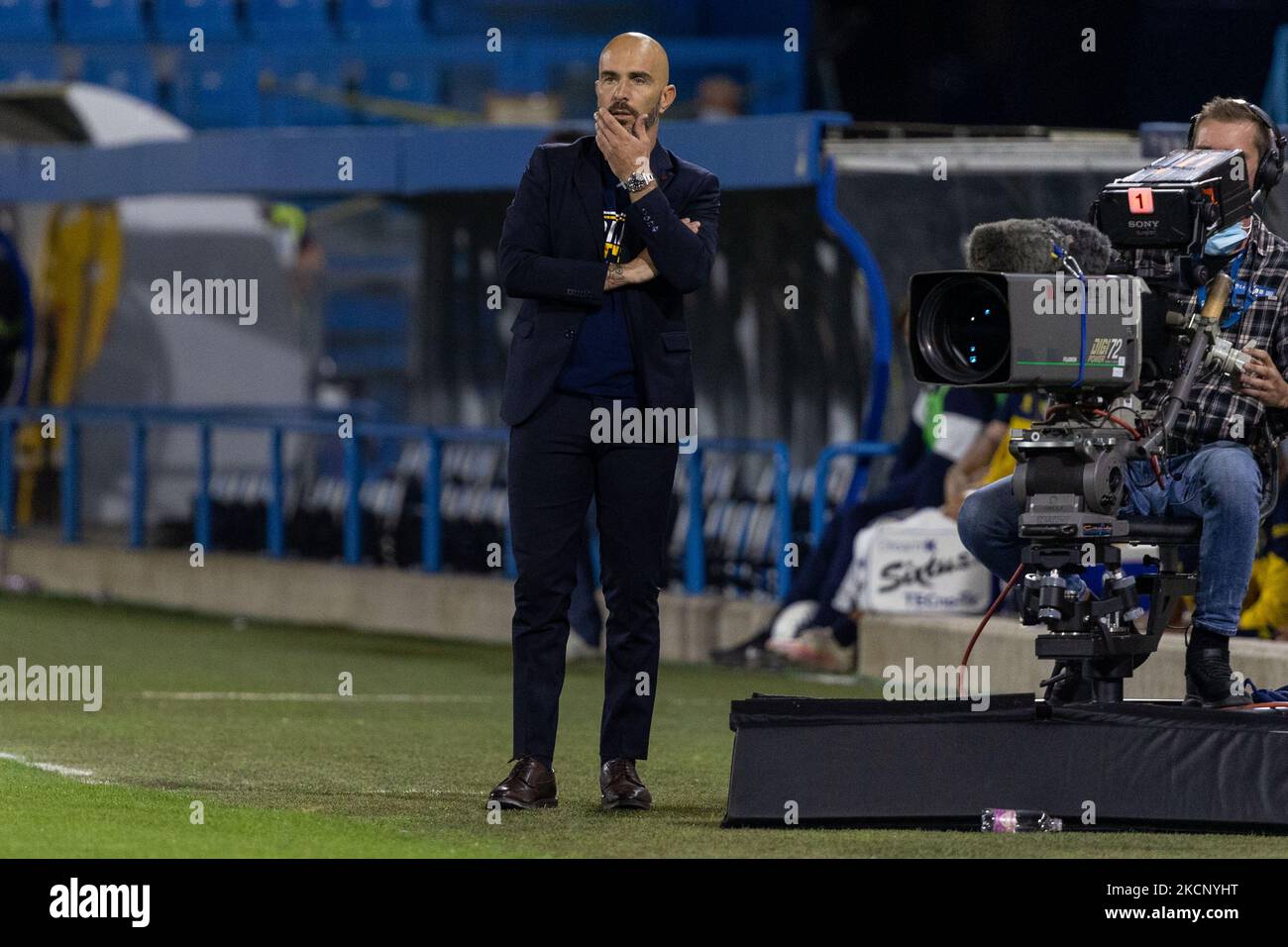 ENZO MARESCA COACH PARMA during the Italian Football Championship ...
