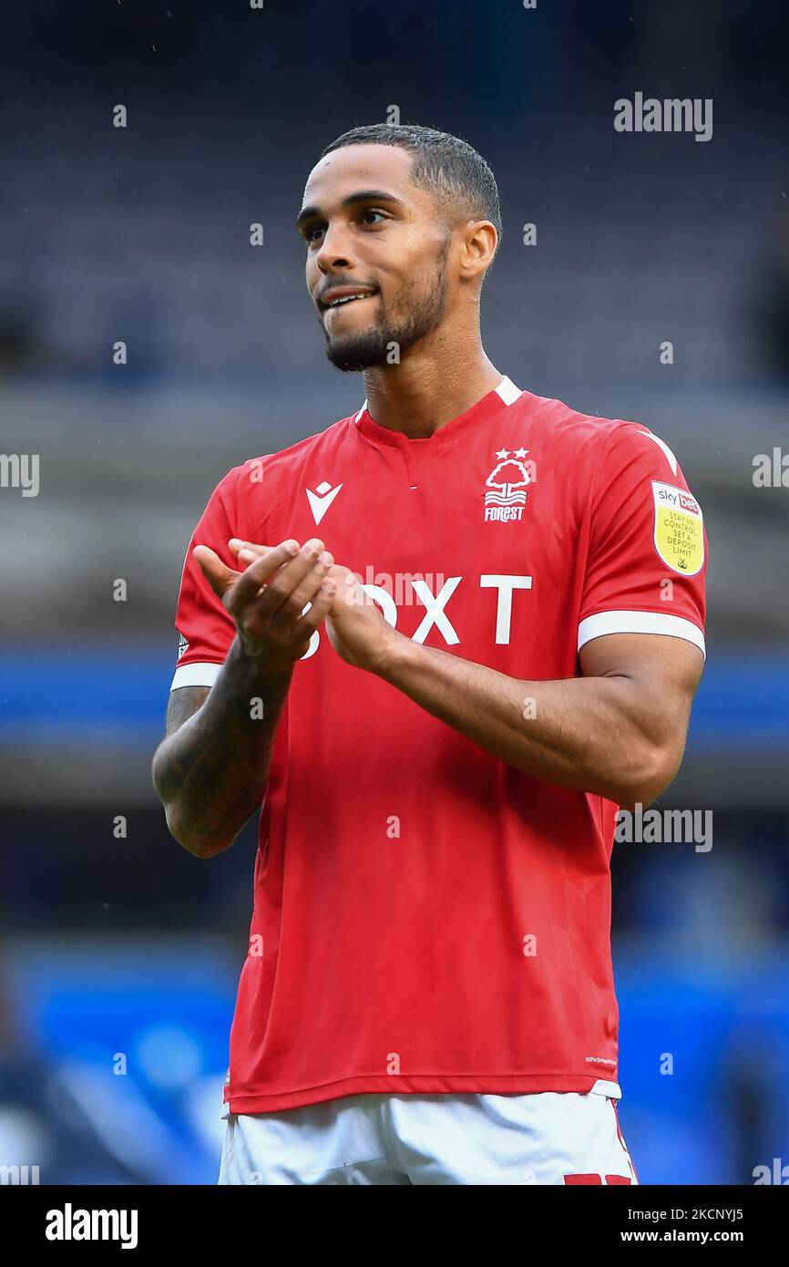 Max Lowe of Nottingham Forest celebrates victory during the Sky Bet ...
