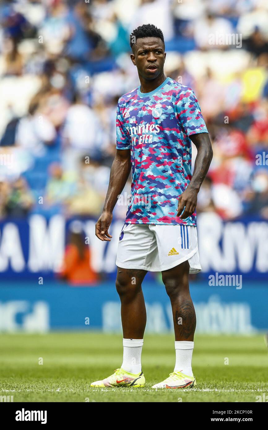 20 Vinicius Jr of Real Madrid training during the La Liga Santader ...