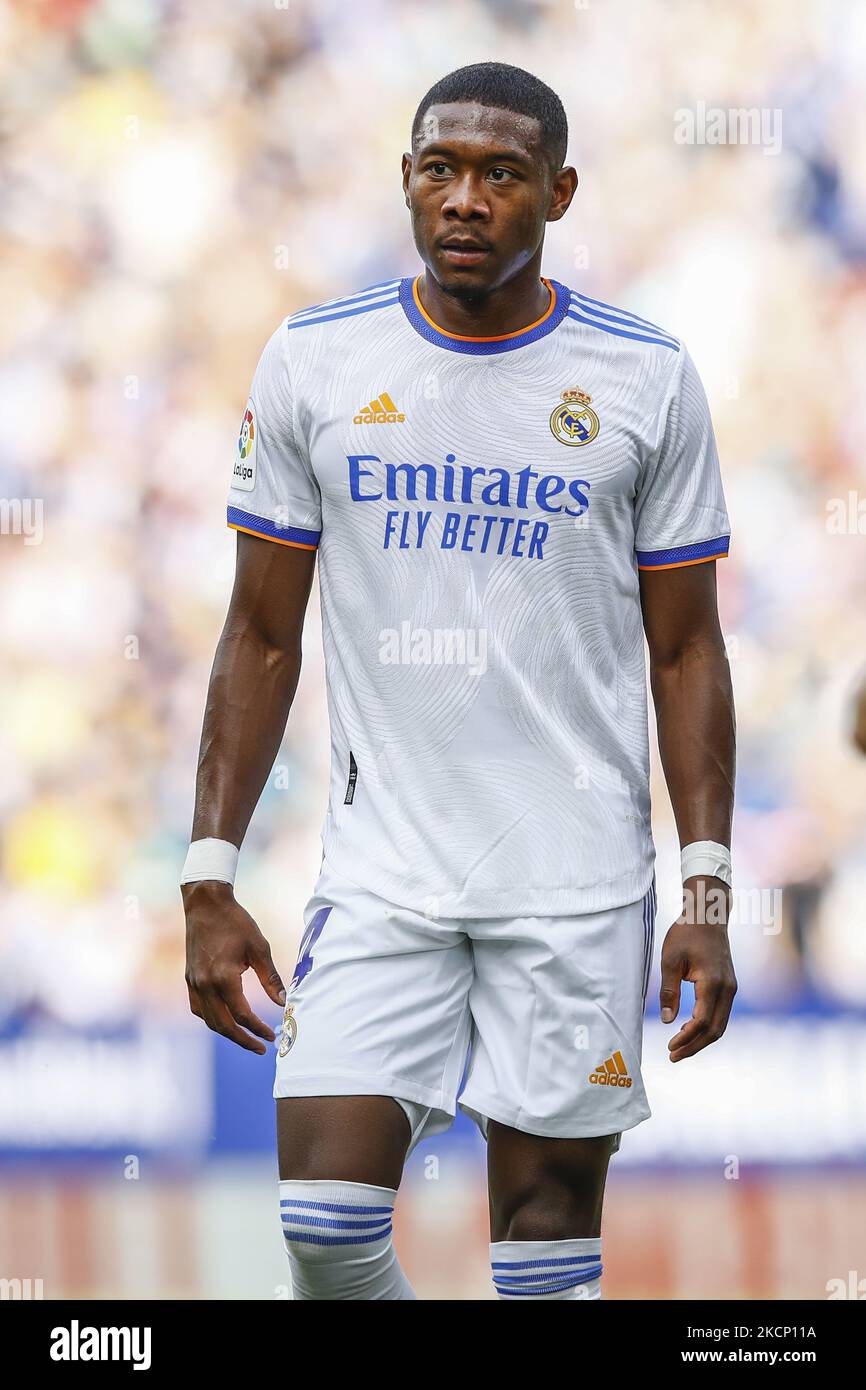 04 David Alaba of Real Madrid during the La Liga Santader match between ...