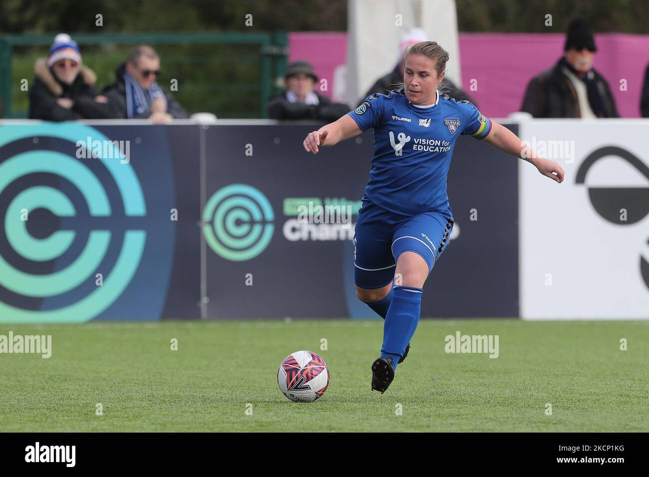 Durham Women's Sarah Wilson during the FA Women's Championship match ...