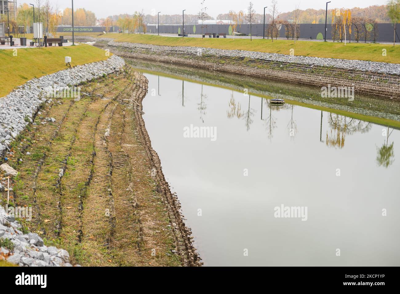 Small pond in the garden as landscaping design element Stock Photo - Alamy