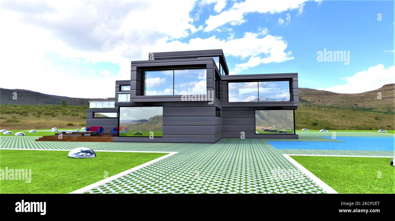 A wonderful luxury cottage in a mountainous eco-friendly region. The ...