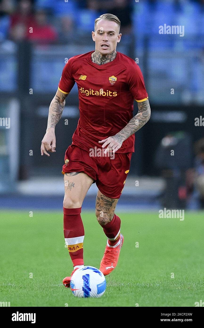 Rick Karsdorp of AS Roma during the Serie A match between AS Roma and ...