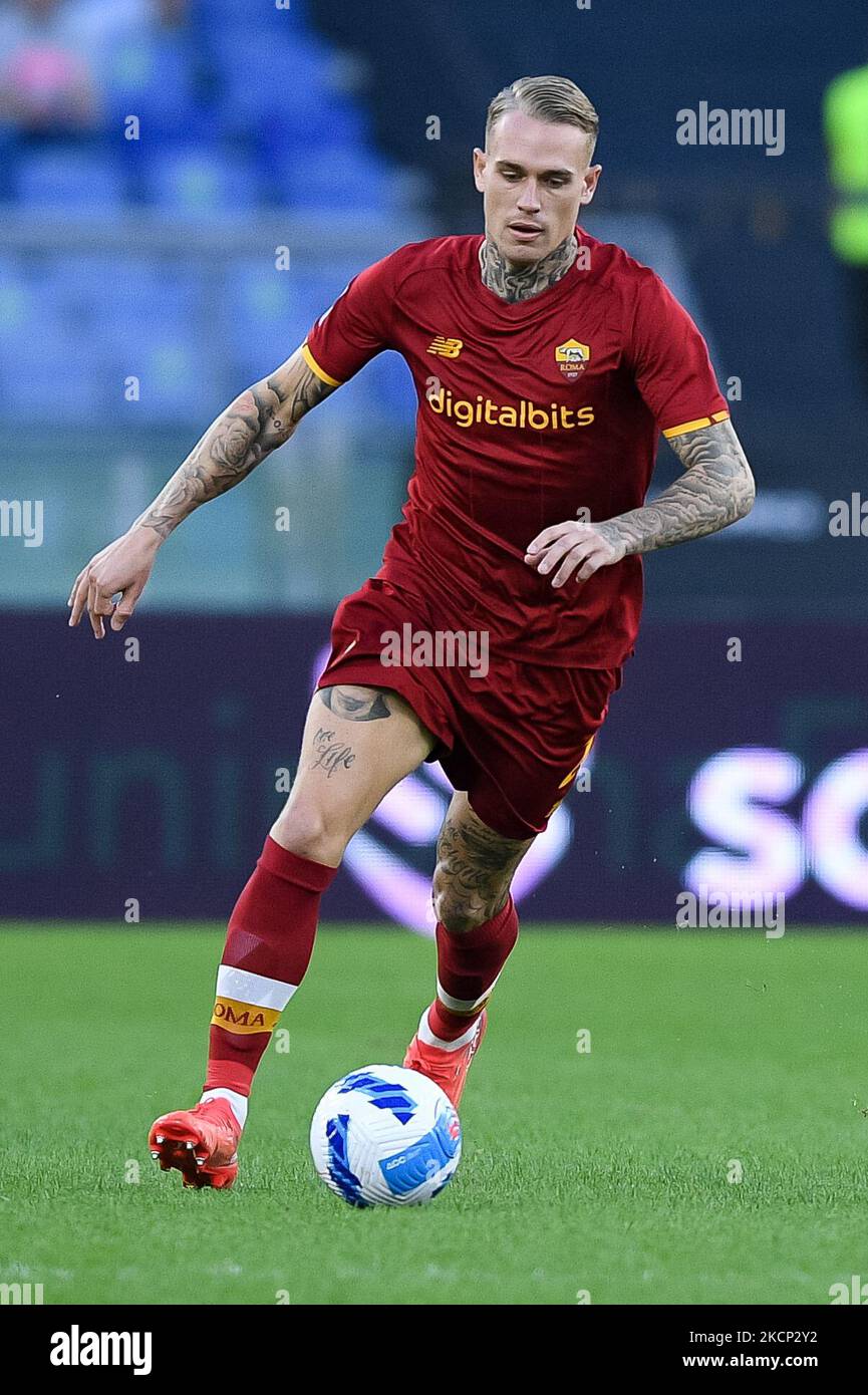 Rick Karsdorp of AS Roma during the Serie A match between AS Roma and ...