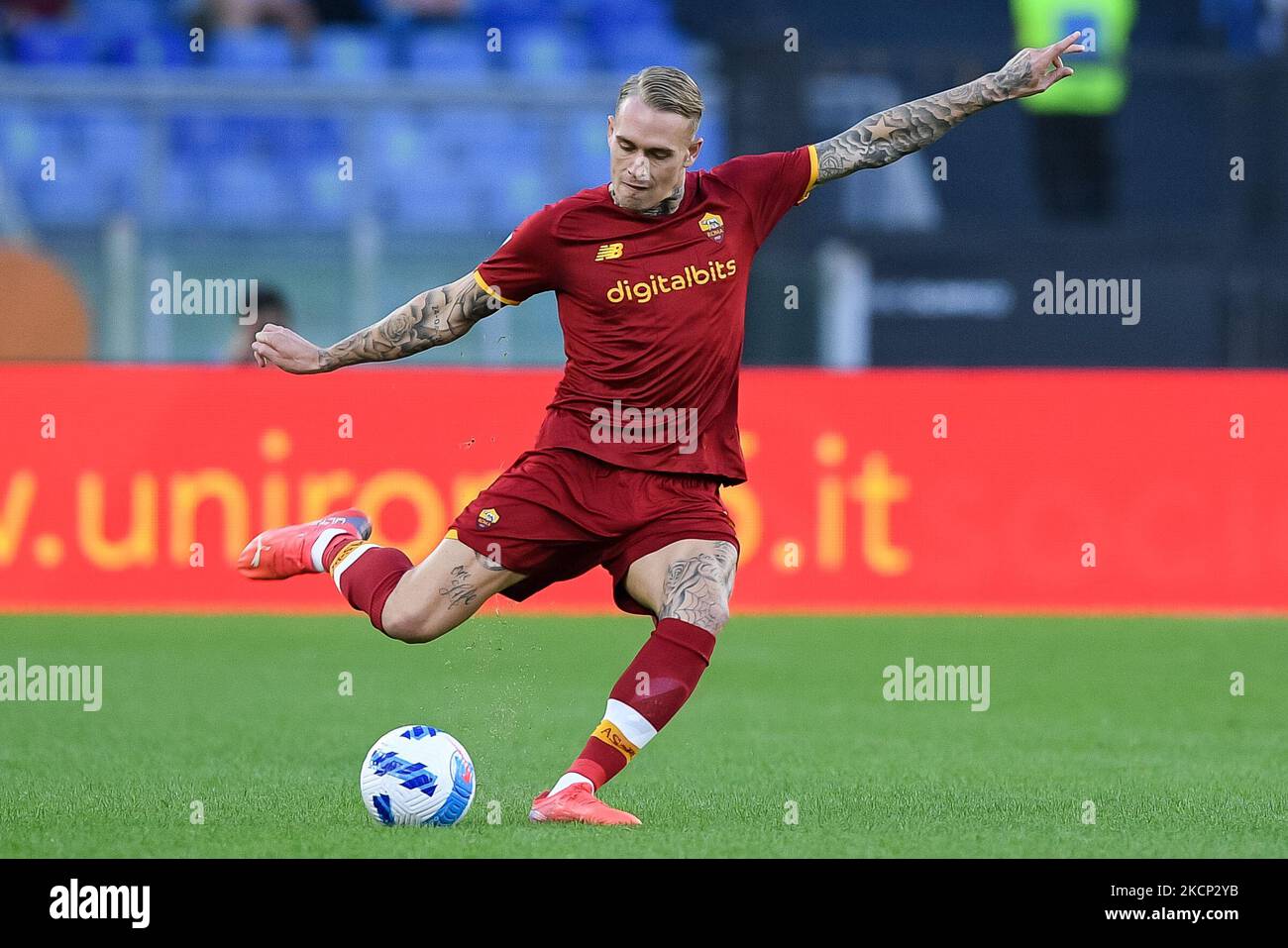 Rick Karsdorp of AS Roma during the Serie A match between AS Roma and ...