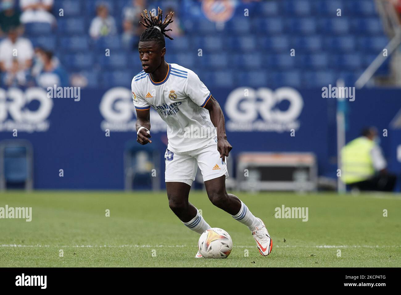Eduardo Camavinga of Real Madrid in action during the La Liga Santander ...