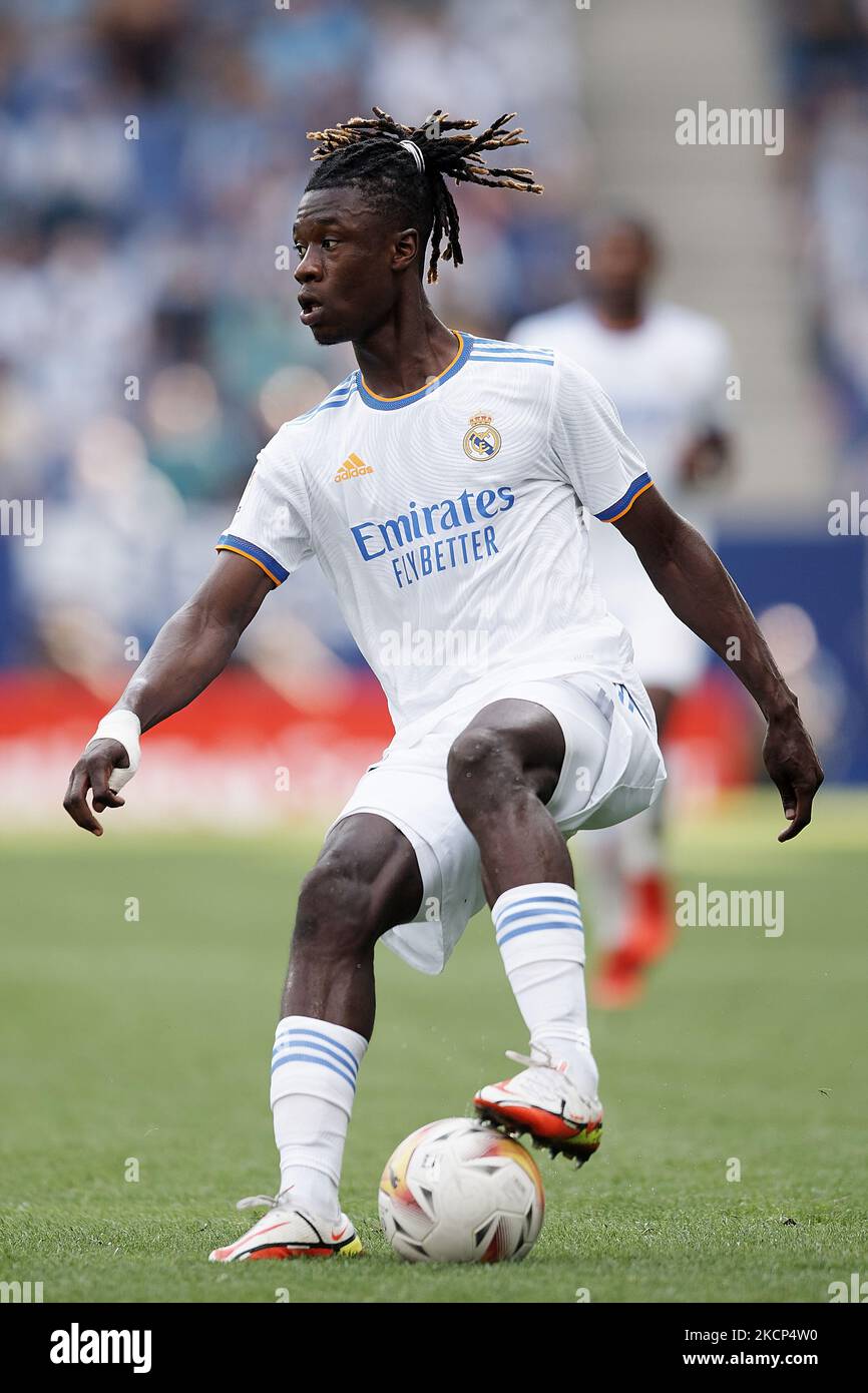 Eduardo Camavinga of Real Madrid in action during the La Liga Santander ...
