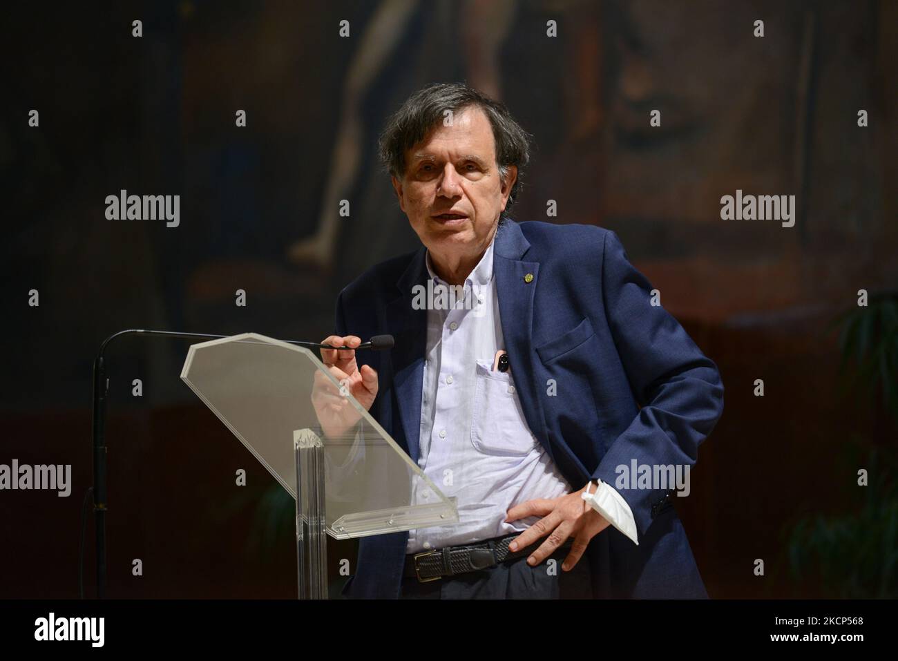 Professor Giorgio Parisi during the News Giorgio Parisi, Nobel Prize in ...