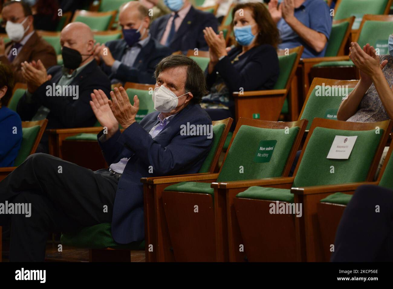 Professor Giorgio Parisi during the News Giorgio Parisi, Nobel Prize in ...