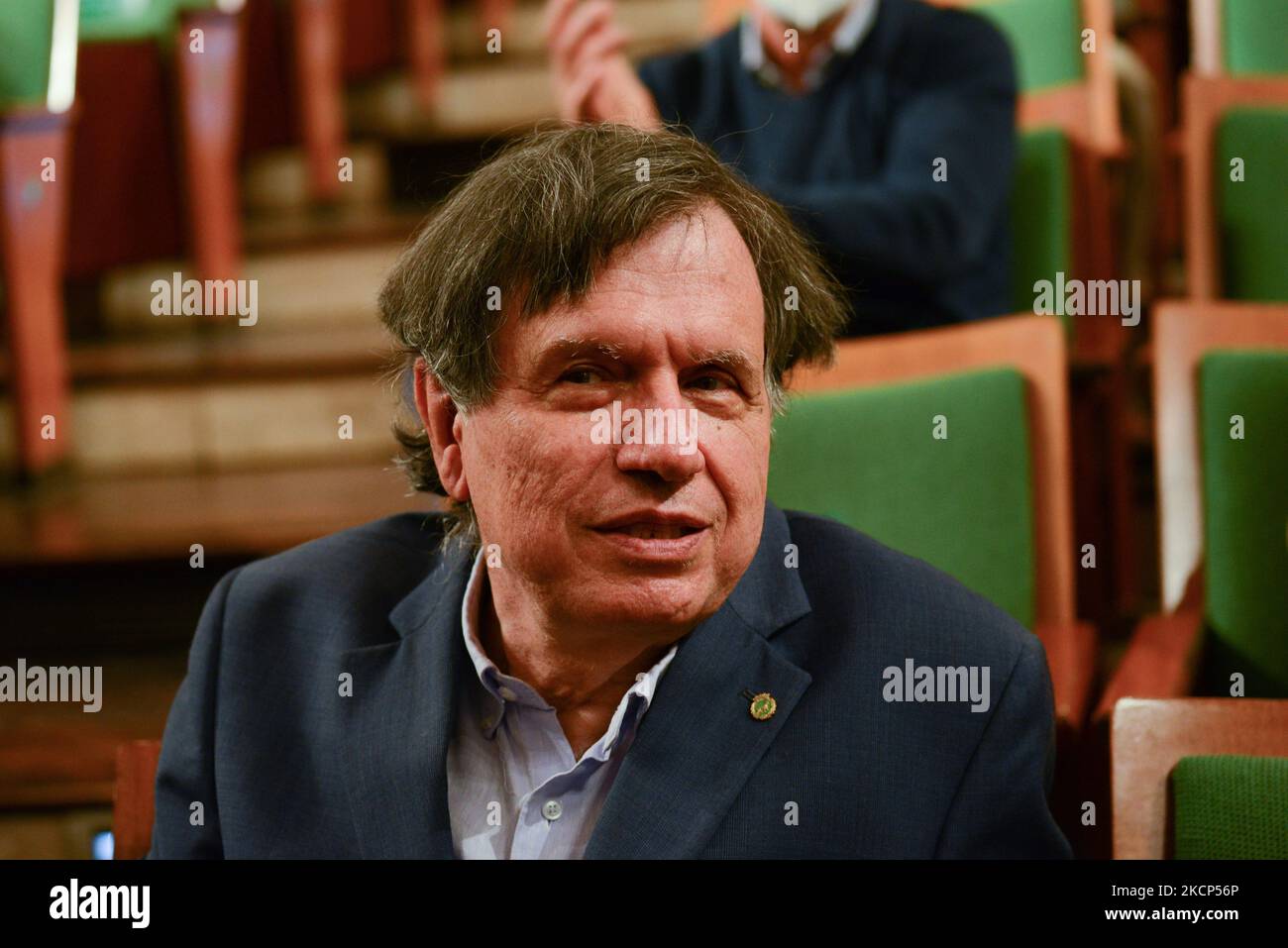 Professor Giorgio Parisi during the News Giorgio Parisi, Nobel Prize in ...