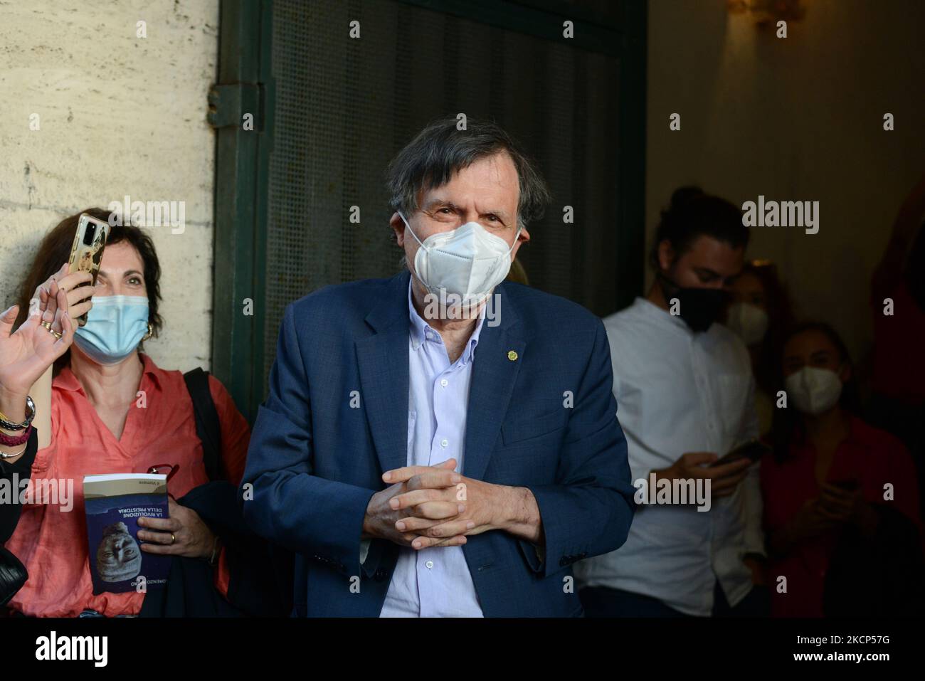 Professor Giorgio Parisi during the News Giorgio Parisi, Nobel Prize in ...