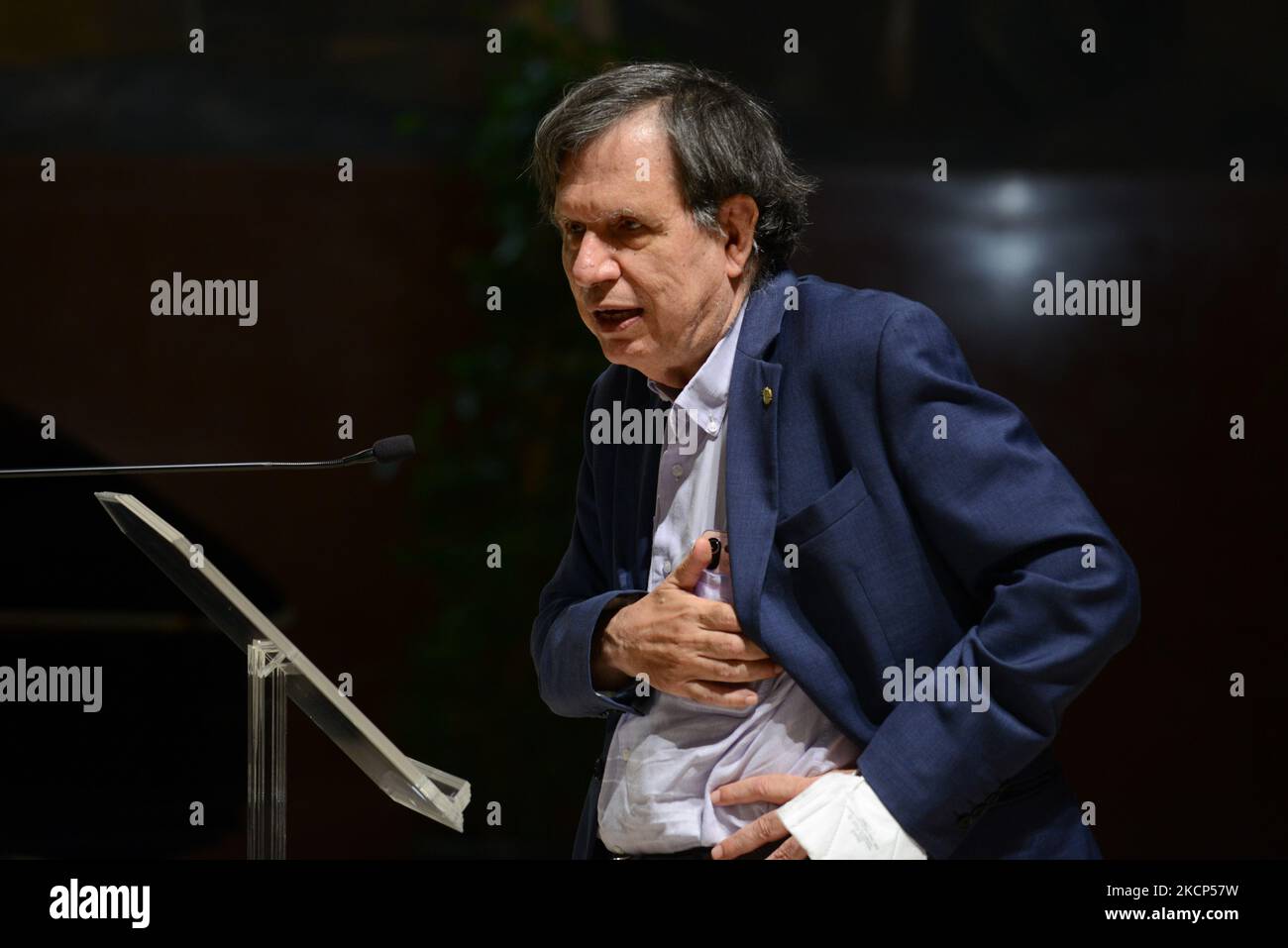 Professor Giorgio Parisi during the News Giorgio Parisi, Nobel Prize in ...