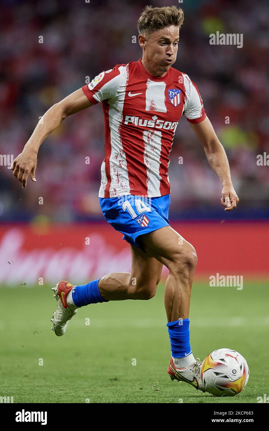 Marcos Llorente of Atletico Madrid in action during the La Liga ...