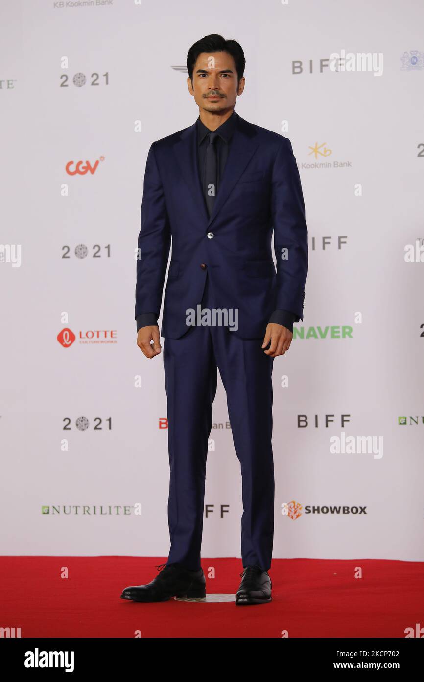 Actor Shogen stand pose for opening photo wall ceremony during the 26th ...