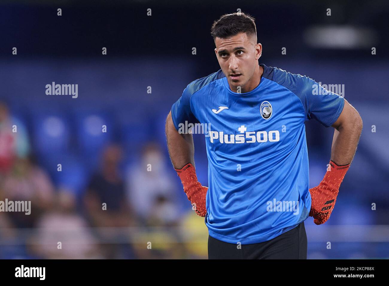 Juan Musso of Atalanta during the warm-up before the UEFA Champions ...