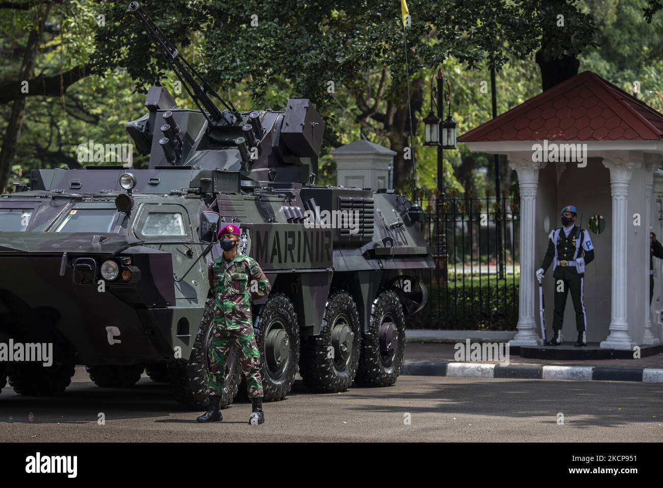 TNI defense equipment exhibition in front of the State Palace, Jakarta ...