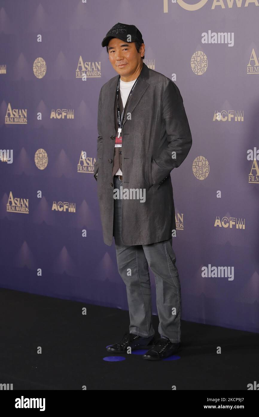 Director Kim Jee-woon attends the 15th Asian Film Awards during the ...