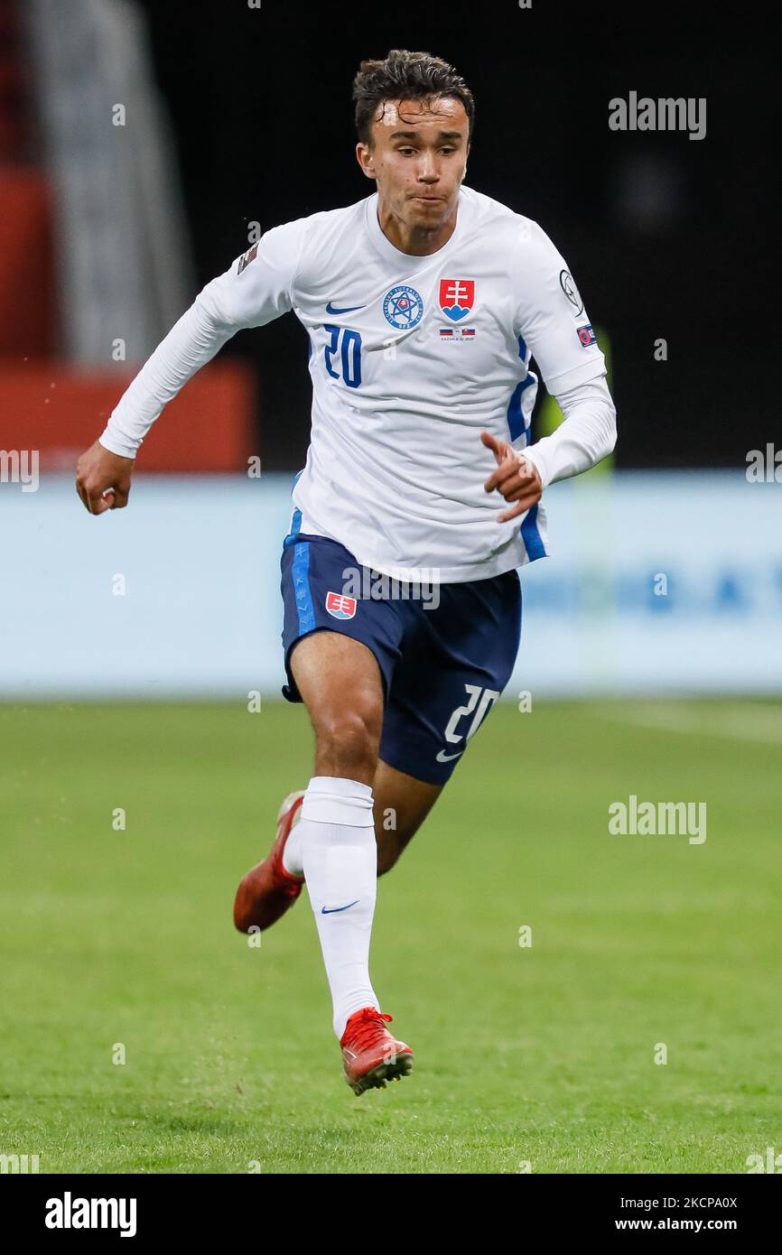 David Strelec of Slovakia during the FIFA World Cup Qatar 2022 Group H ...