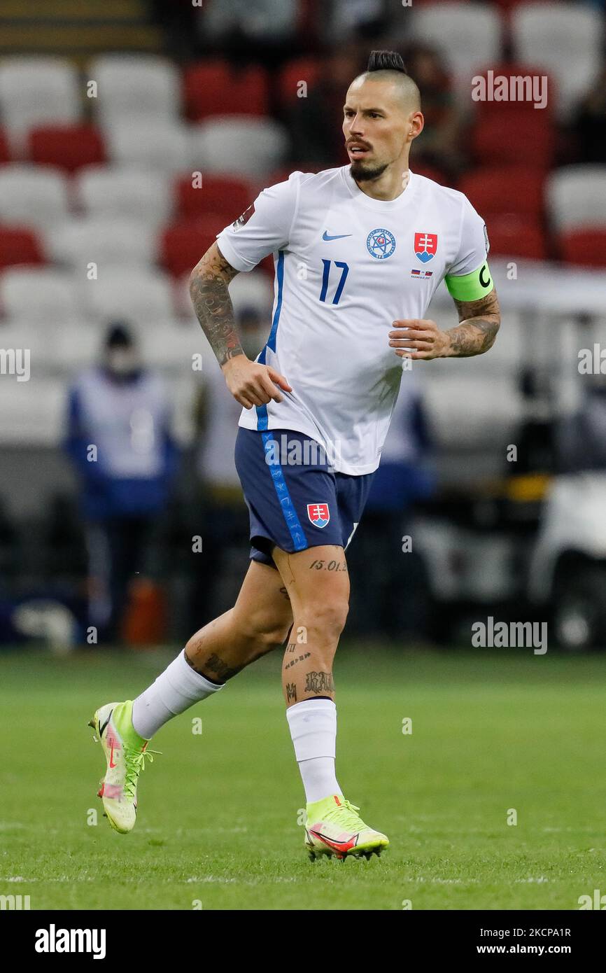 Marek Hamsik of Slovakia during the FIFA World Cup Qatar 2022 Group H ...