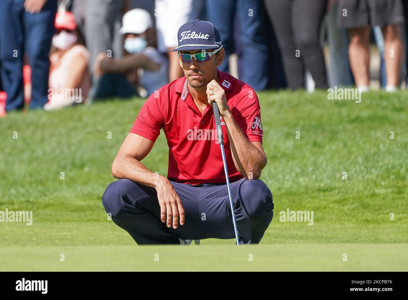 Rafa Cabrera Bello of Spain plays during the Acciona Open Espana of ...