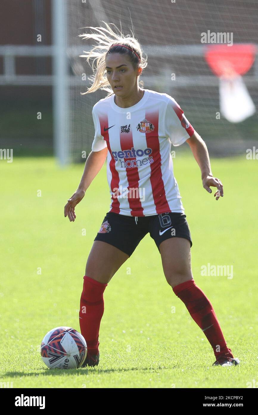 Louise Griffiths of Sunderland in action during the FA Women's ...