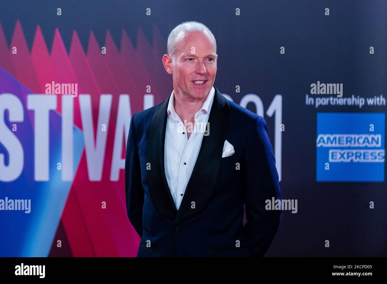 Chris Bird attends the "The Tender Bar" Premiere during the 65th BFI ...