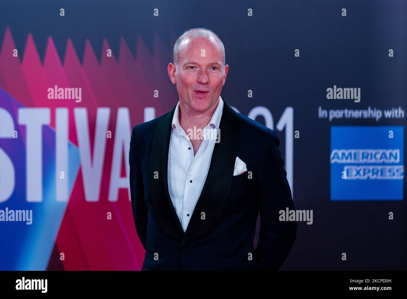 Chris Bird attends the "The Tender Bar" Premiere during the 65th BFI ...