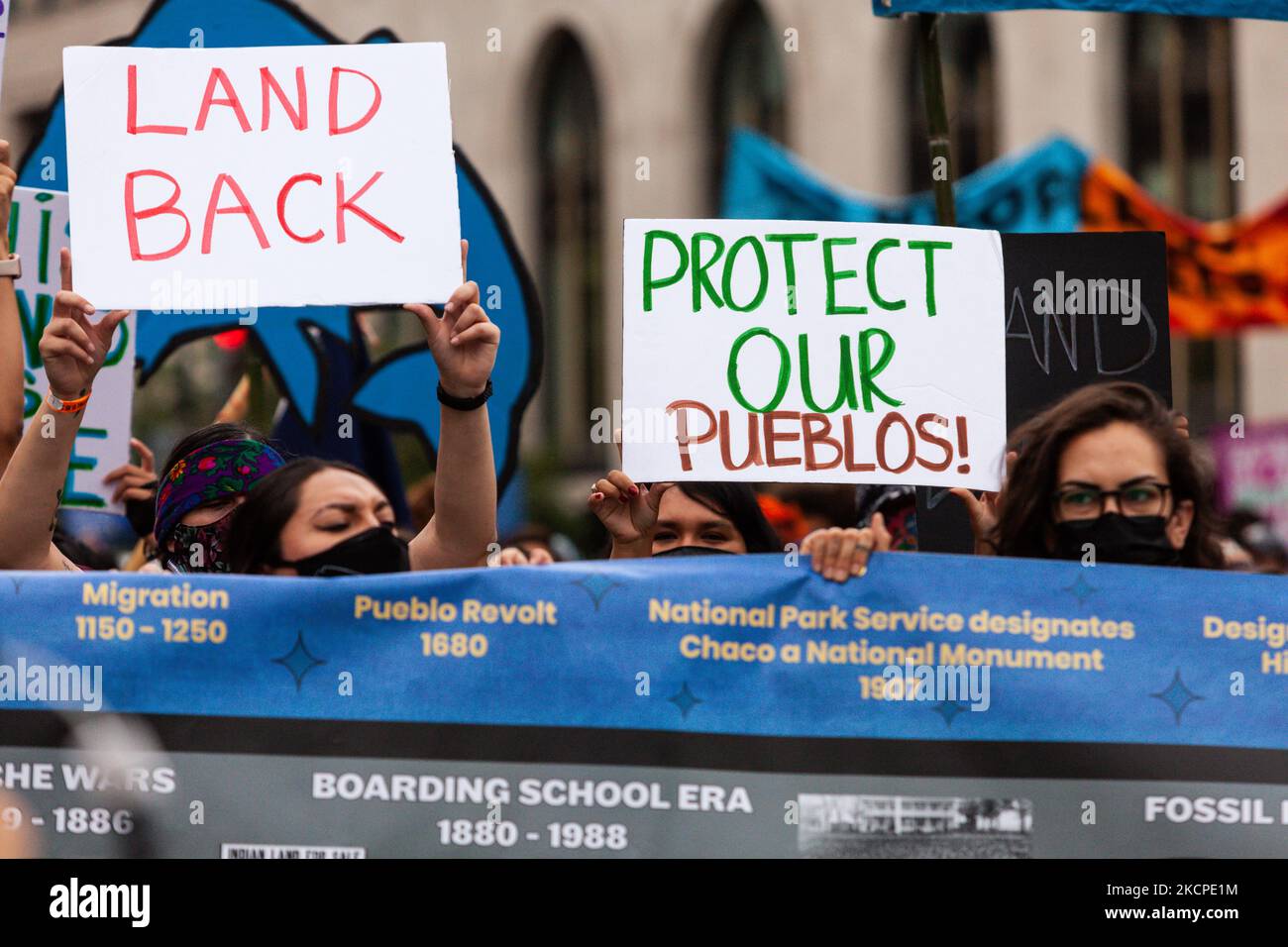 Native American activists and allies march from Freedom to the White ...