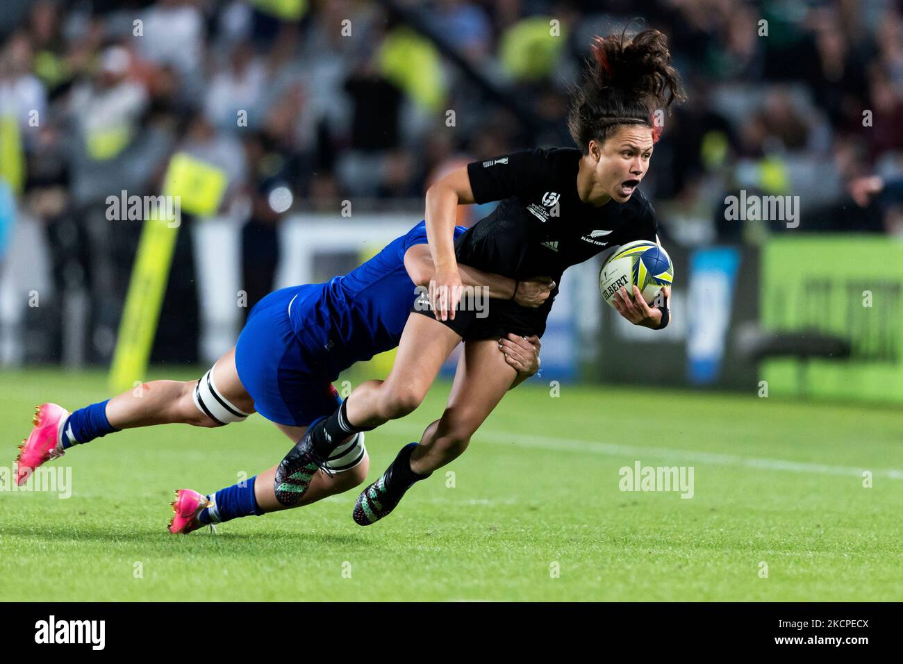 New Zealand's Ruby Tui during the Women's Rugby World Cup semi-final ...