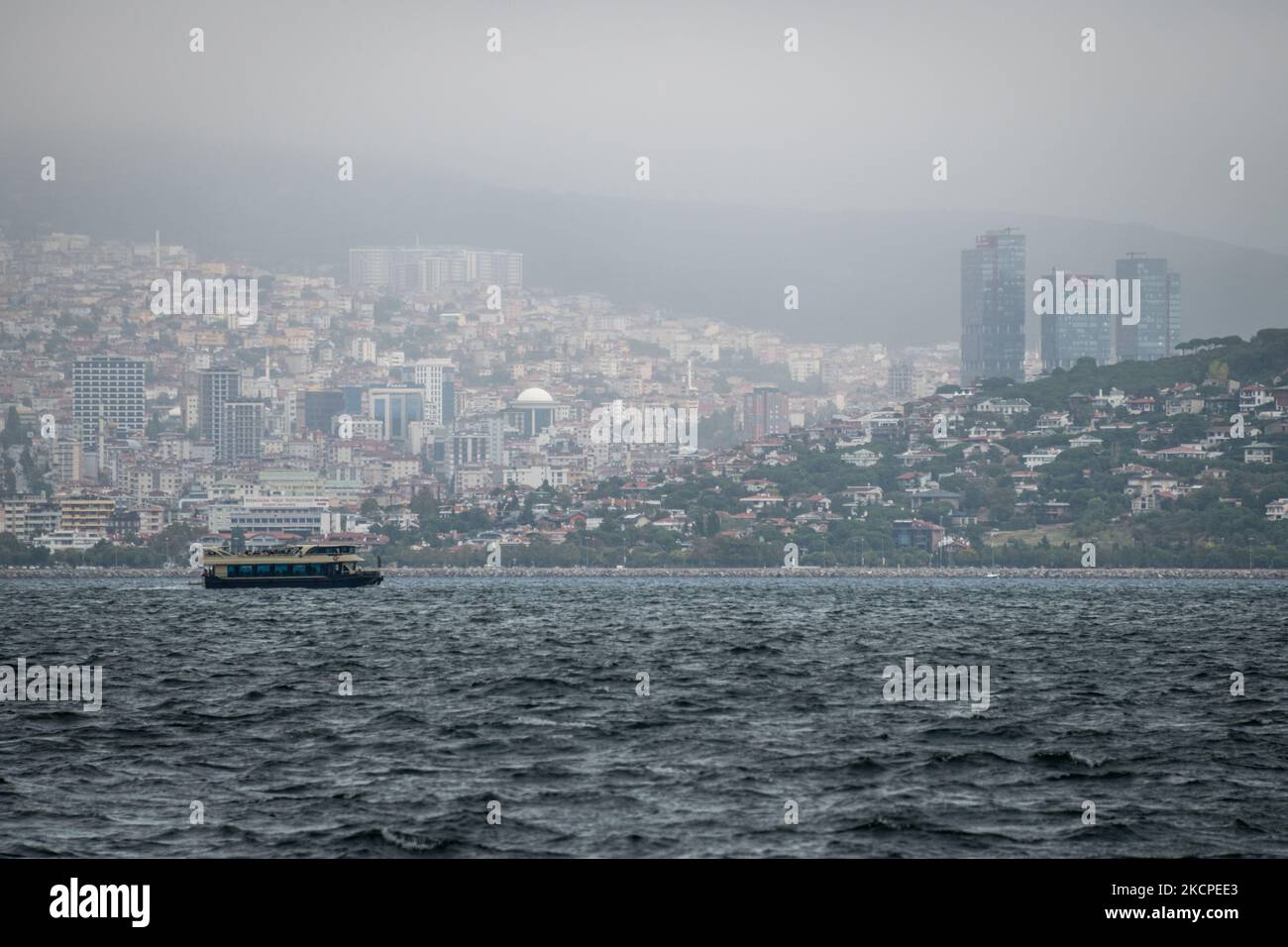 On 10 October, 2021, rain clouds hung over eastern Istanbul's ...