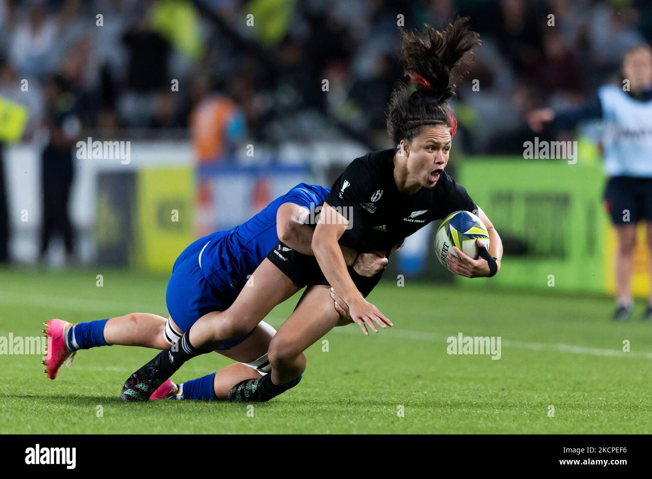 New Zealand's Ruby Tui during the Women's Rugby World Cup semi-final ...