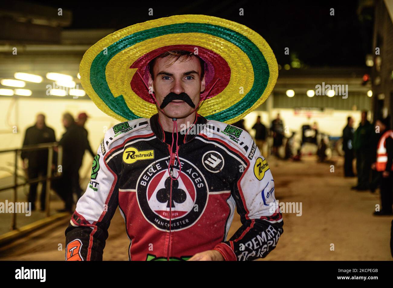 Steve Worrall with the Mexican look during the SGB Premiership Grand ...