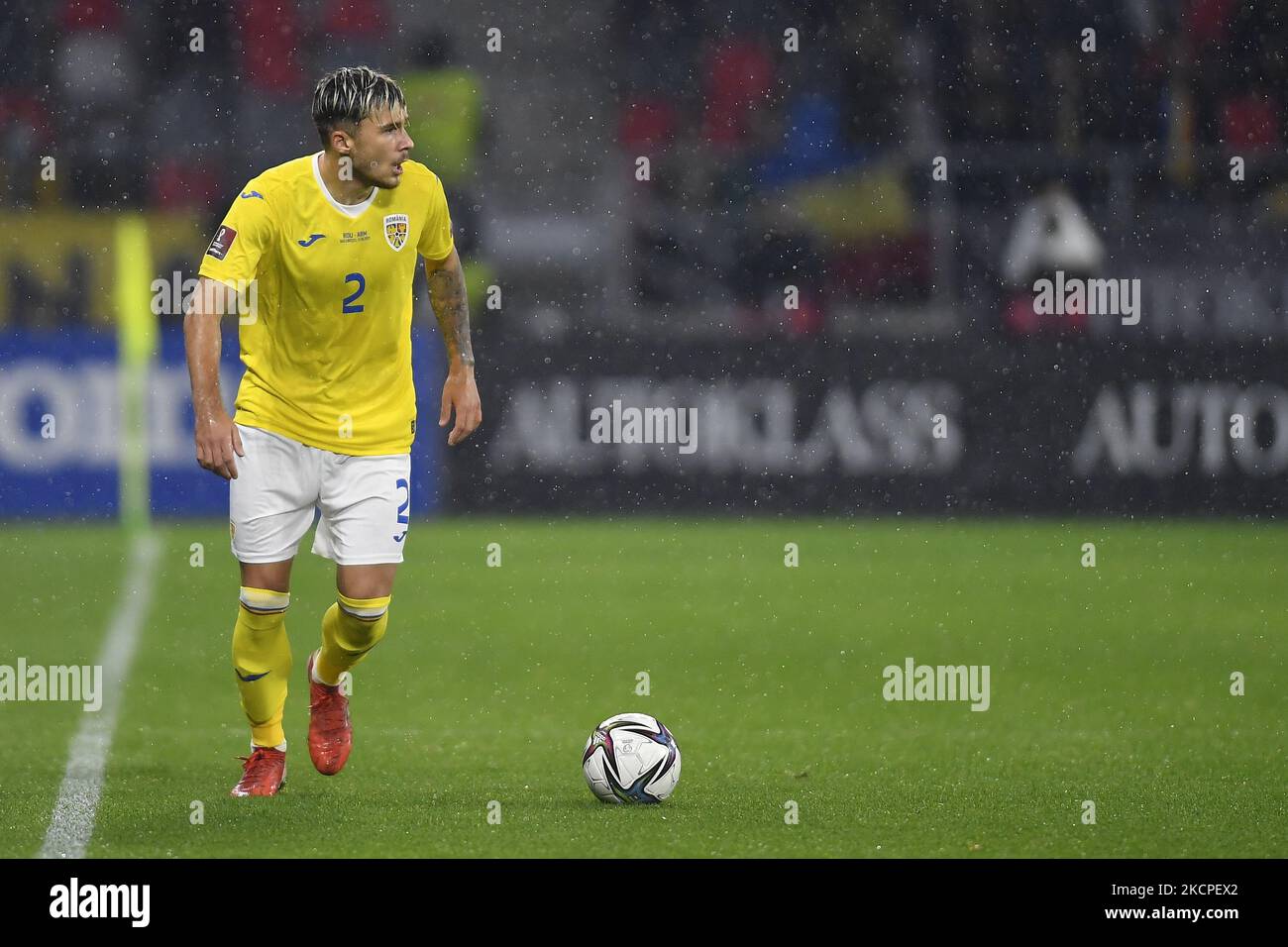 Andrei Ratiu during the FIFA World Cup Qatar 2022 qualification Group J ...