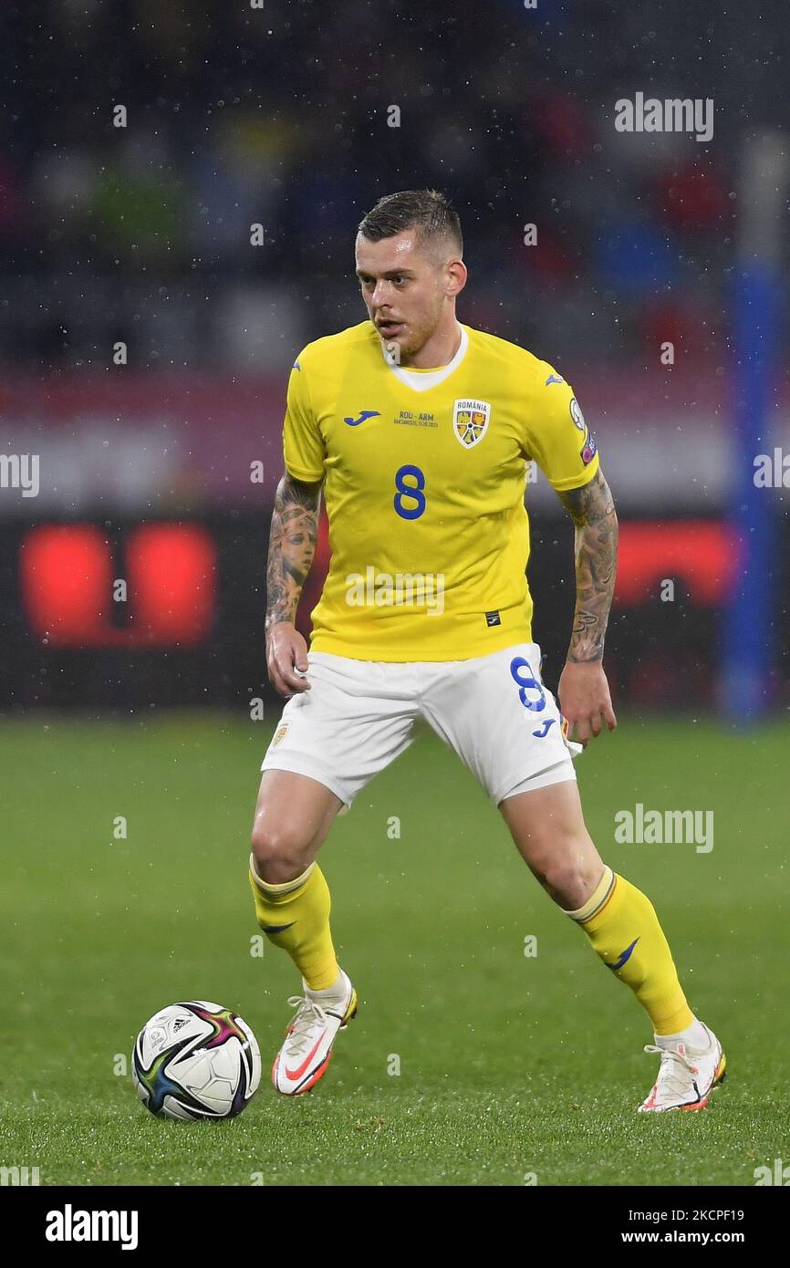 Alexandru Cicaldau during the FIFA World Cup Qatar 2022 qualification ...