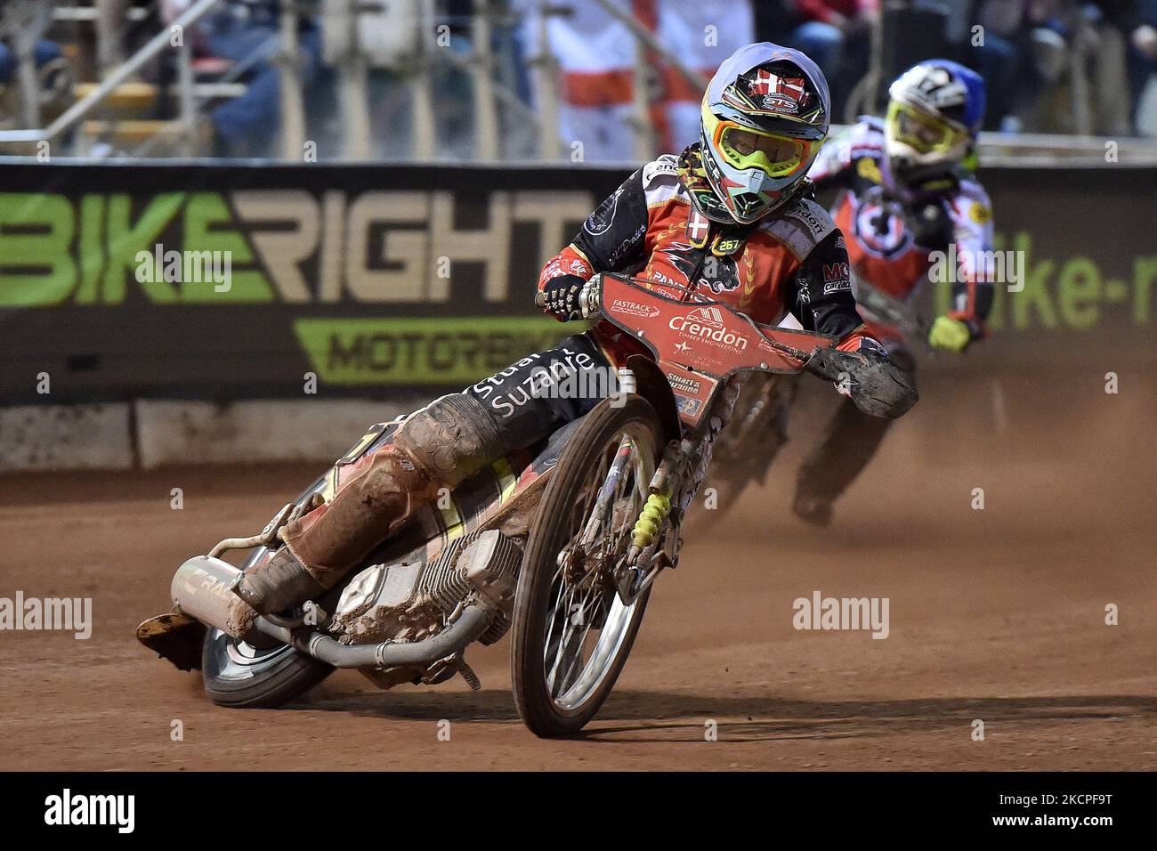 Michael Palm Toft of Peterborough ‘Crendon’ Panthers during the SGB ...