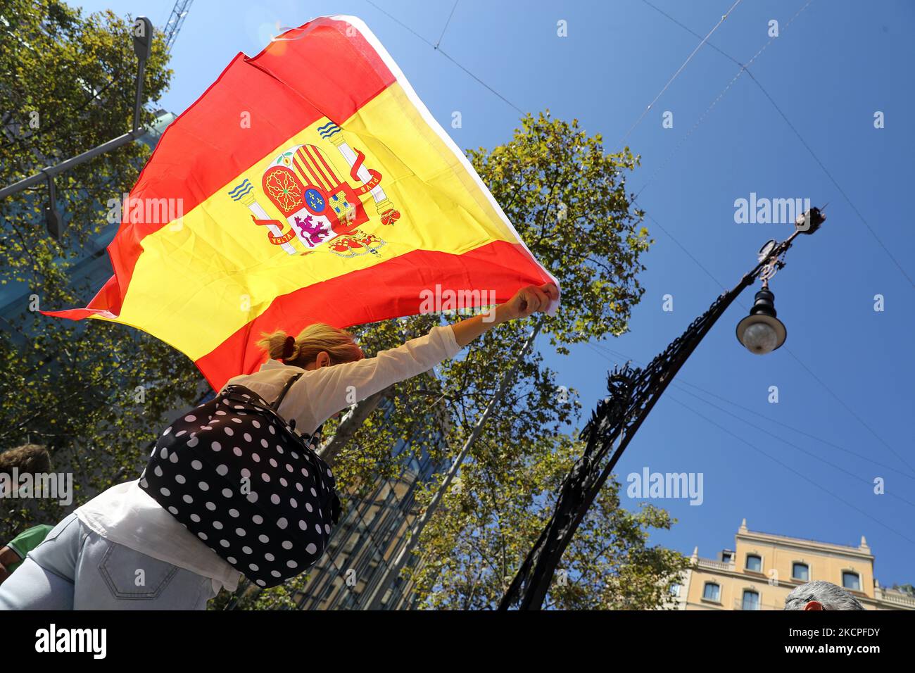 The Spanish unionists celebrate the festivity of October 12, Hispanic ...