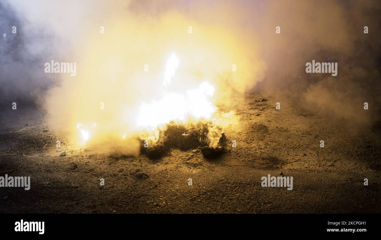 Oct 6, 2021, Fake bodies after being cremated as symbols at the ...