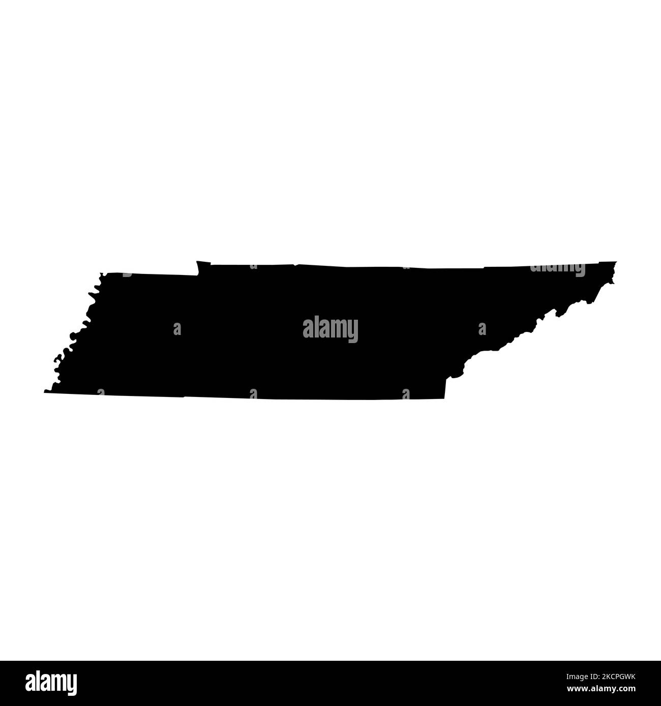 Tennessee map shape, united states of america. Flat concept icon symbol ...