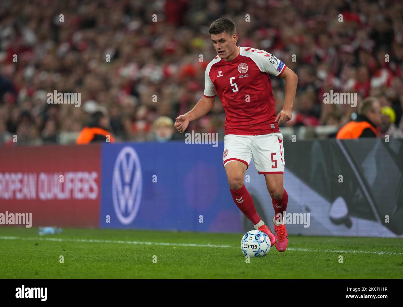 Joakim Maehle of Denmark during Denmark against Austria, World Cup ...