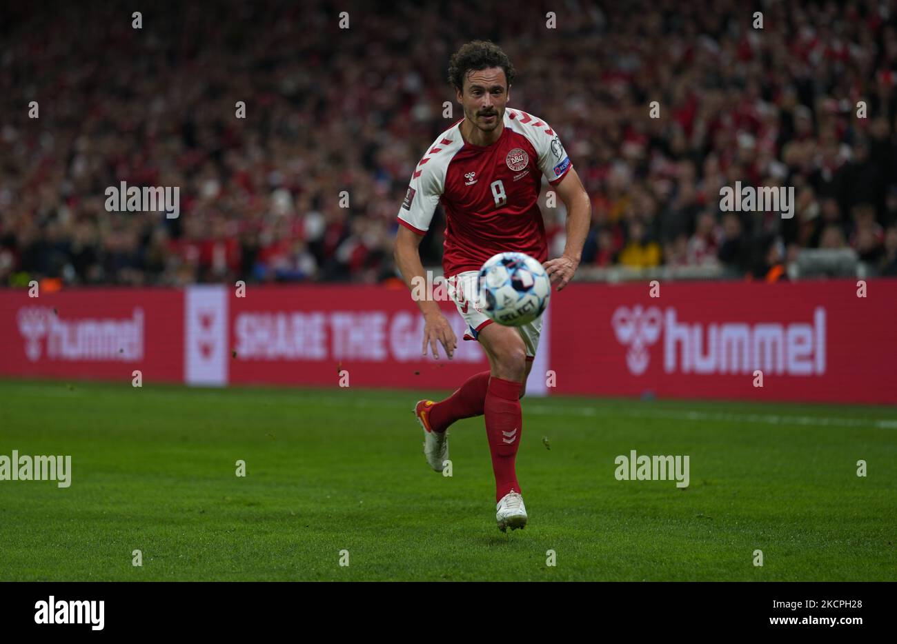 Thomas Delaney of Denmark during Denmark against Austria, World Cup ...
