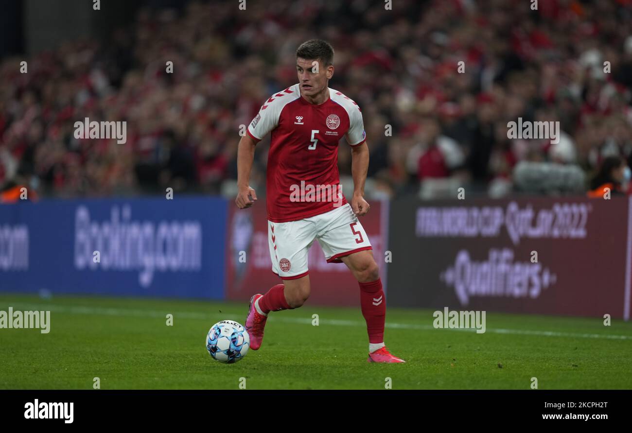 Joakim Maehle of Denmark during Denmark against Austria, World Cup ...