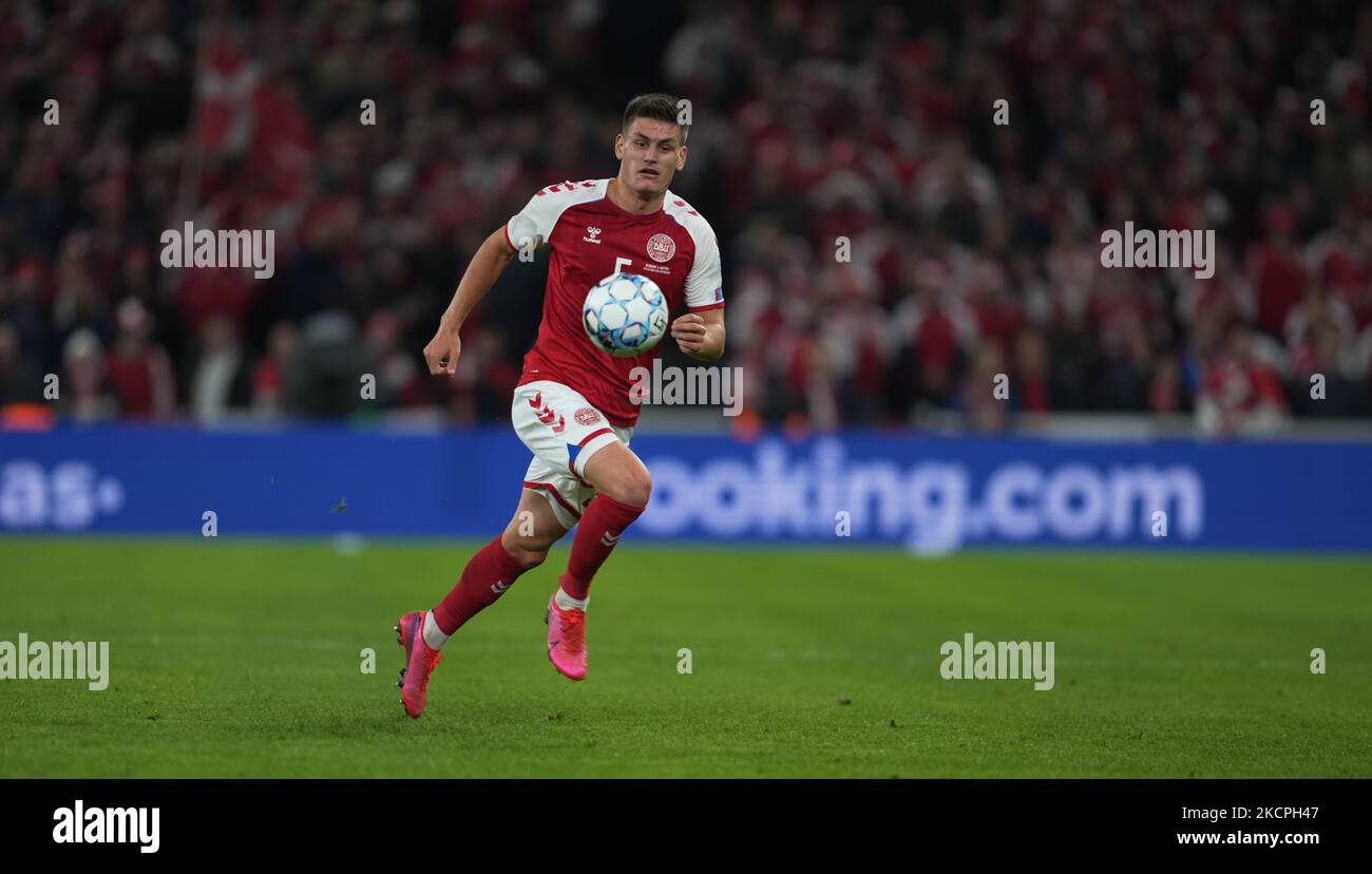 Joakim Maehle of Denmark during Denmark against Austria, World Cup ...
