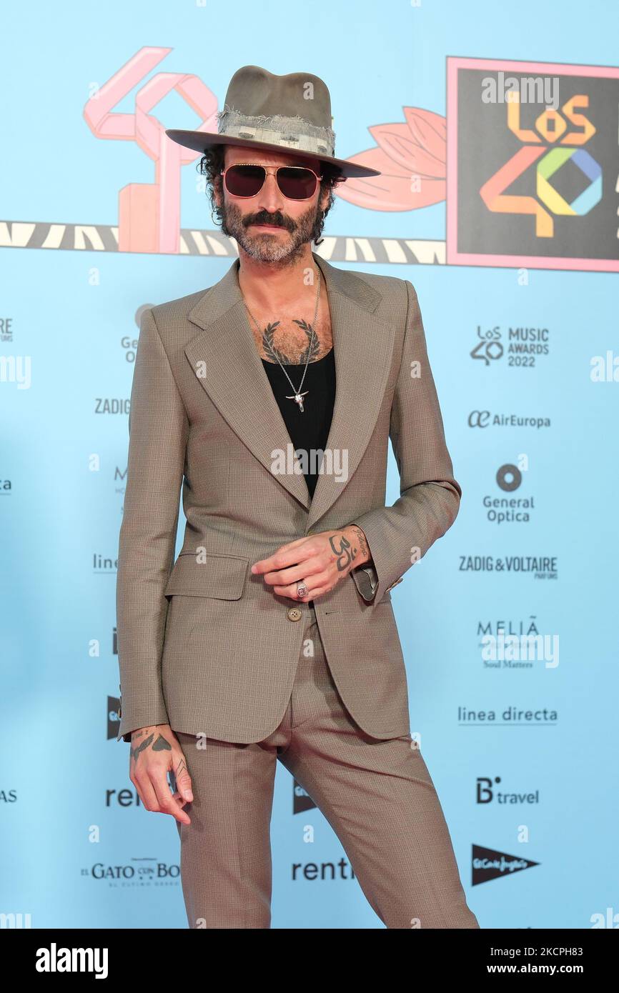 José Miguel Conejo Torres, better known as Leiva attends the red carpet ...