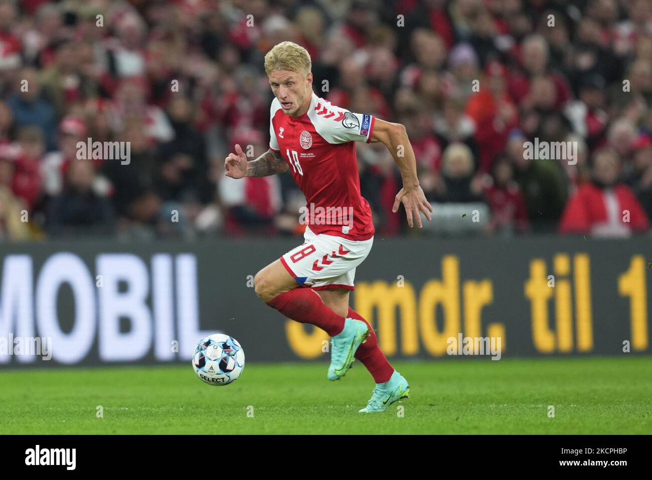 Daniel Wass of Denmark during Denmark against Austria, World Cup ...