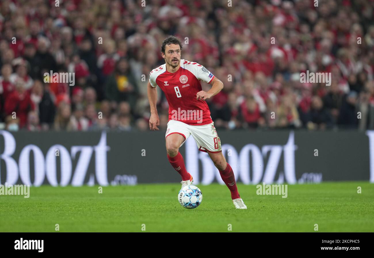 Thomas Delaney of Denmark during Denmark against Austria, World Cup ...